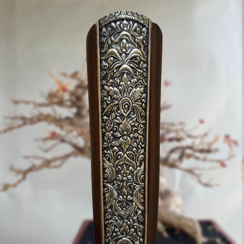 Jual Pendok Kemalo Coklat Ori Serlak Tatahan | Shopee Indonesia