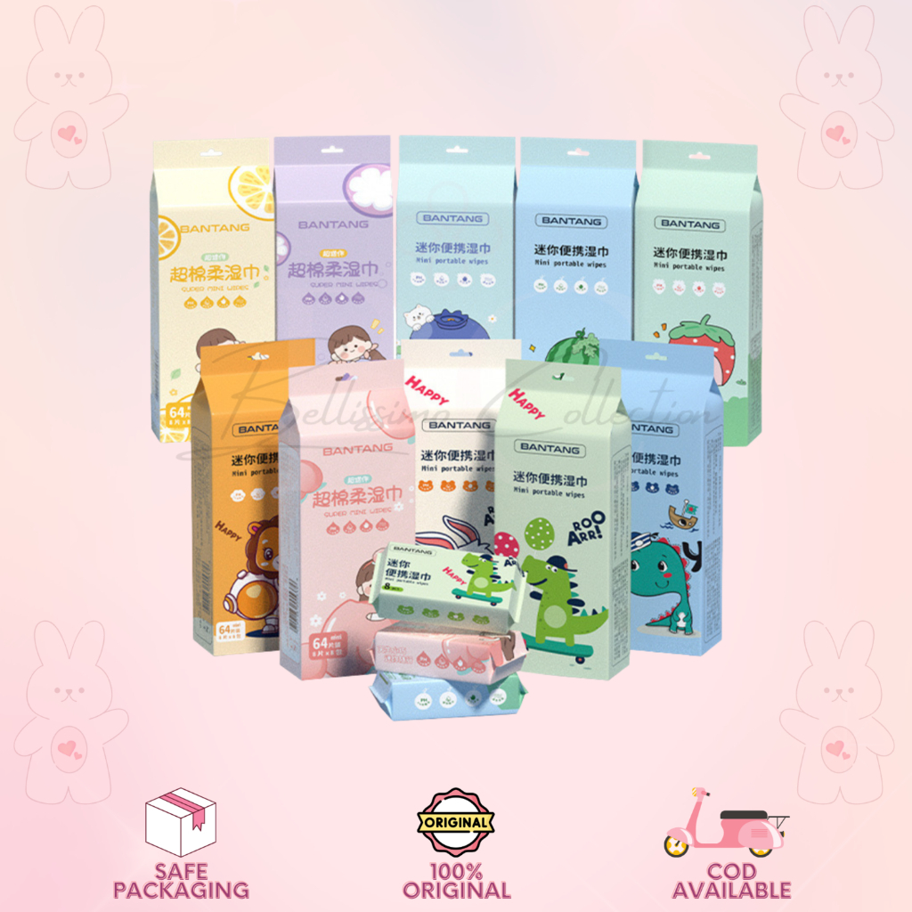 Jual Tisu Basah Mini Travel Wet Tissue Mini Pack isi 8pcs | Shopee ...