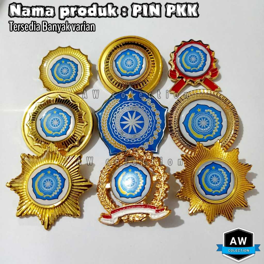 Jual Pin pkk berbagai model / pin pkk all varian / bros pkk | Shopee ...