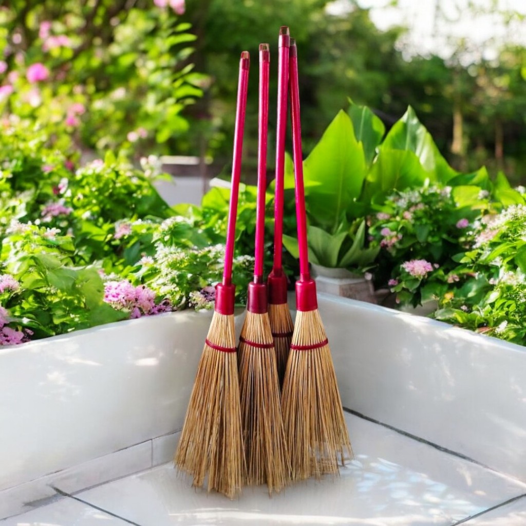 Jual Sapu Lantai Sapu Lidi Taman Gagang Kayu Panjang Sapu Lidi Halaman ...