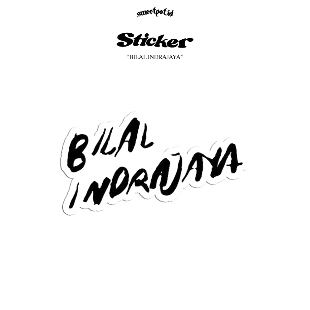 Jual (BISA COD) STICKER BILAL INDRAJAYA / STICKER BIJIAN / STICKER ...