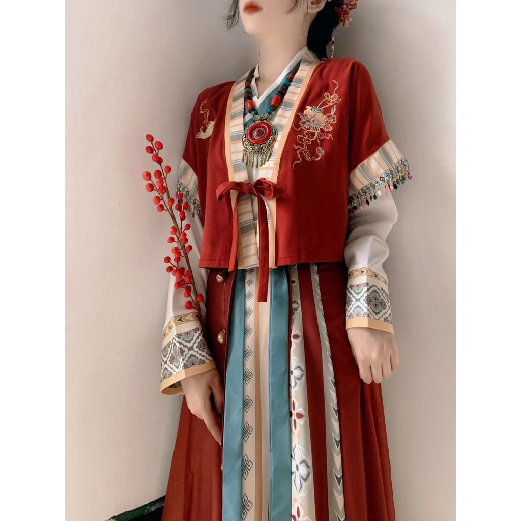 Jual Original Embroidery Hanfu Women's Daily Improvement Tang Made Han ...