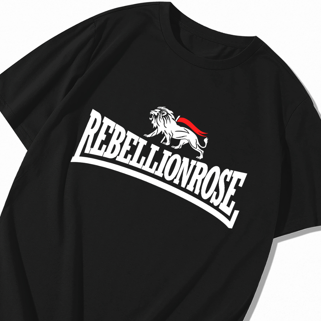 Jual T-shirt Rebellion Rose - LOGO Artwork Hitam dan Putih | Shopee ...