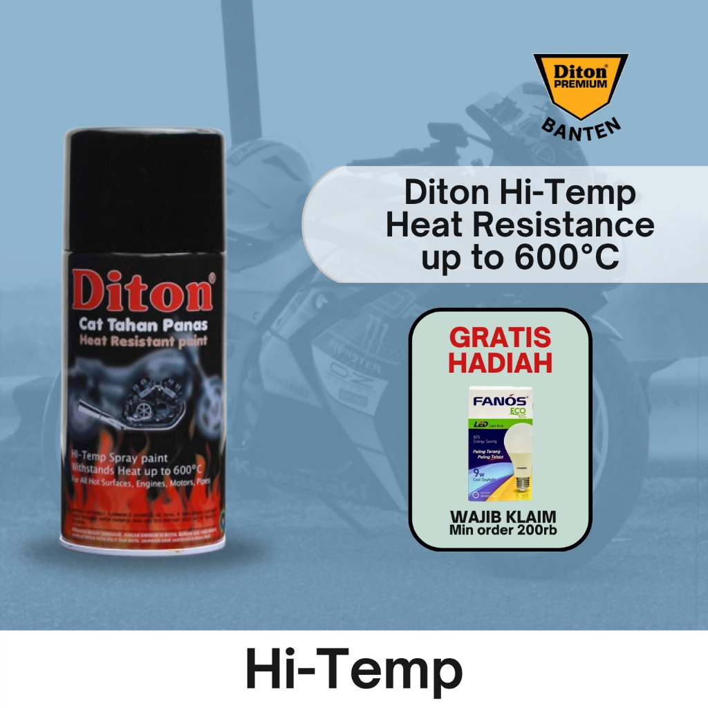 Jual Diton Banten - Cat Semprot Diton Hi Temp Anti Tahan Panas Heat Resistant (3 Warna) | Shopee ...