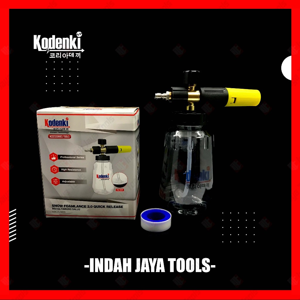 Jual KODENKI FLN820 Botol Tabung Salju Snow Wash Foam Lance Jet Cleaner ...