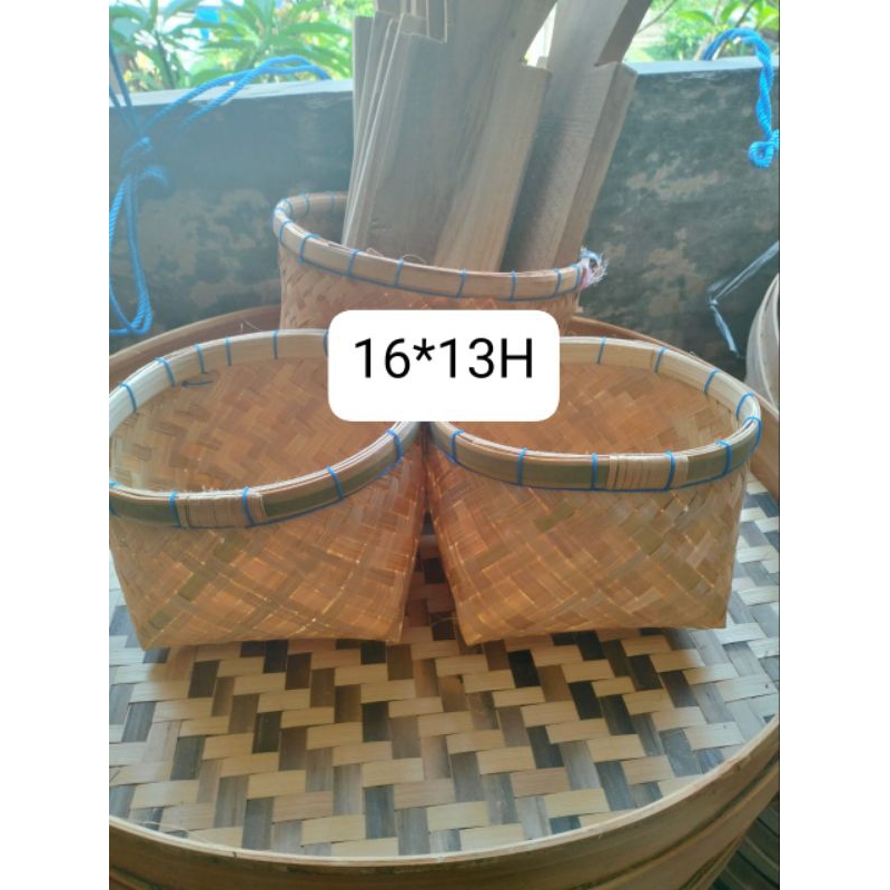 Jual Mini Tompo Piti Pithi Anyaman Bambu 16 Cm | Shopee Indonesia