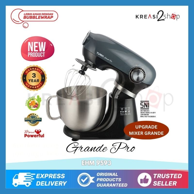 Jual [NEW] Turbo Stand Mixer Grande Pro EHM9593 Versi Upgrade Terbaru ...