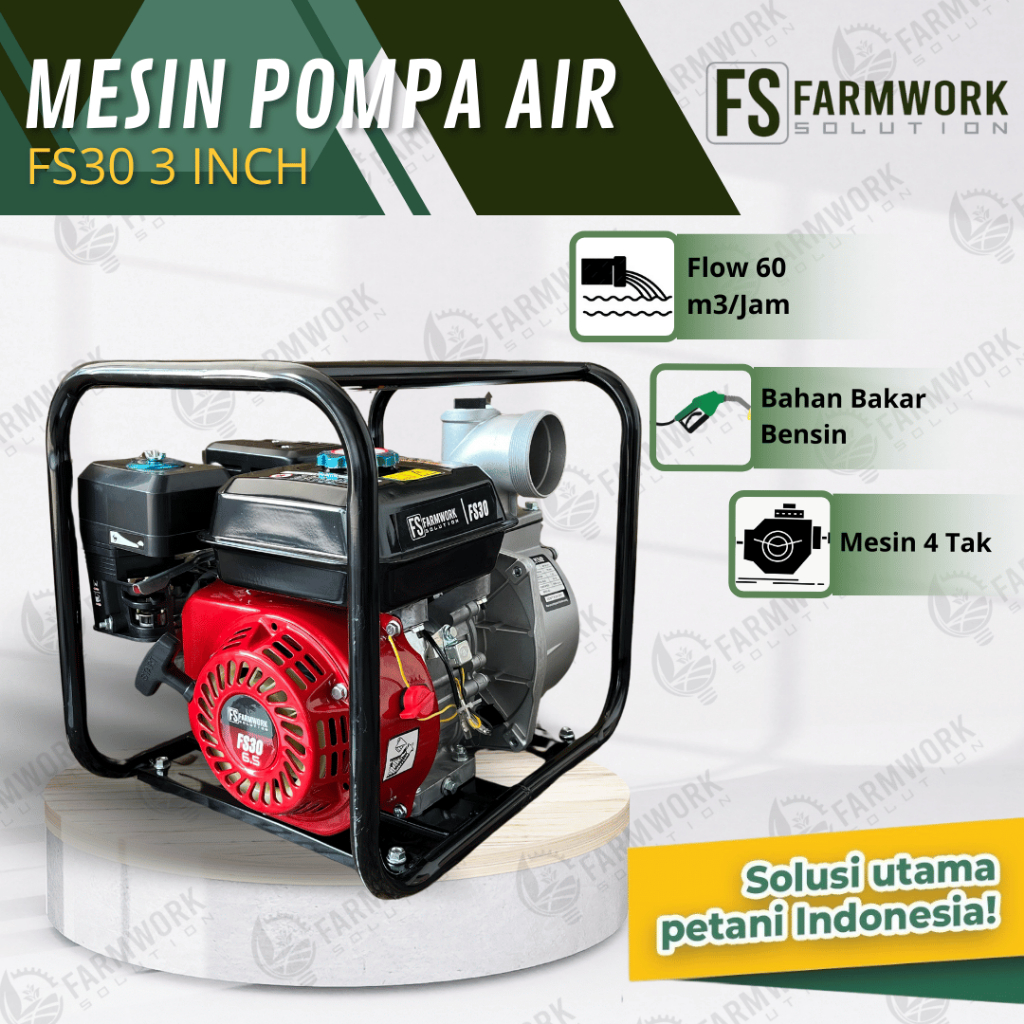Jual Mesin Pompa Air Sawah Irigasi Alkon 3 INCH FS30 Farmwork Solution / Water Pump 3 INCH FS30 ...