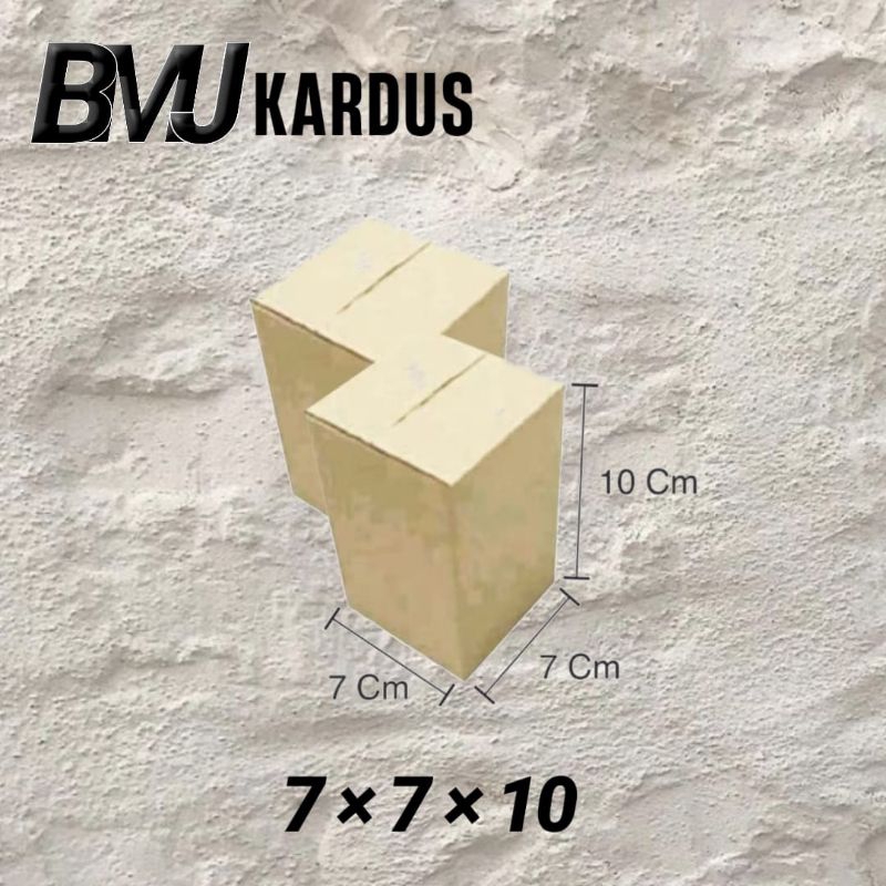 Jual kardus packing kecil uk 7x7x10 | Shopee Indonesia