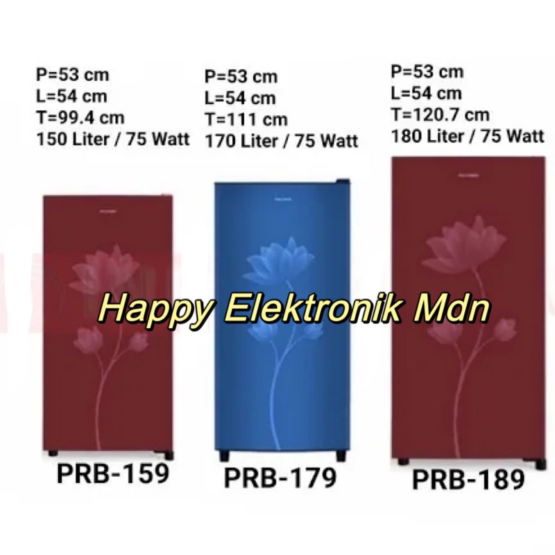 Jual KULKAS POLYTRON PRB 159 POLYTRON PRB 179 POLYTRON PRB 189 POLYTRON ...