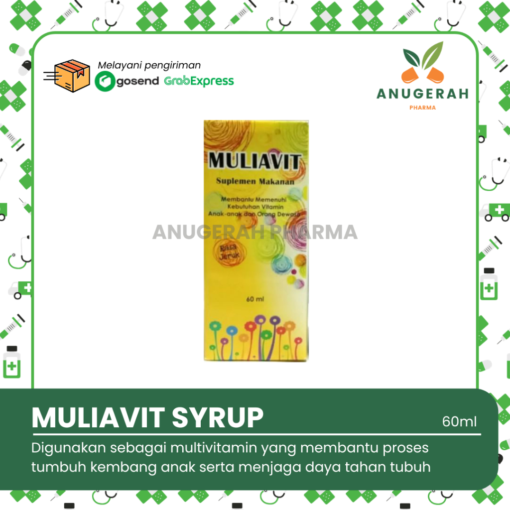 Jual Muliavit Syrup 60ml | Multivitamin Anak | Shopee Indonesia