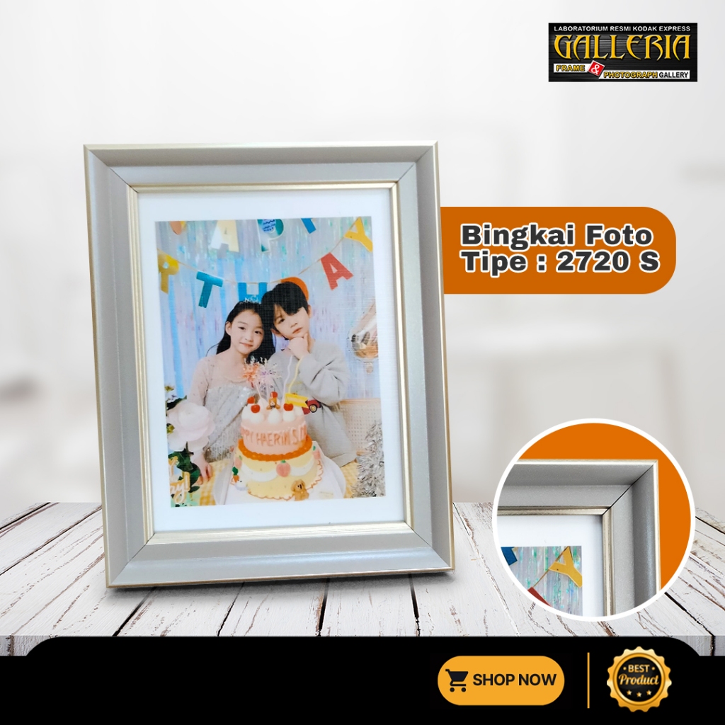 Jual Bingkai Foto & Cetak Foto 6R-18R (Tipe 2720 S) | Shopee Indonesia