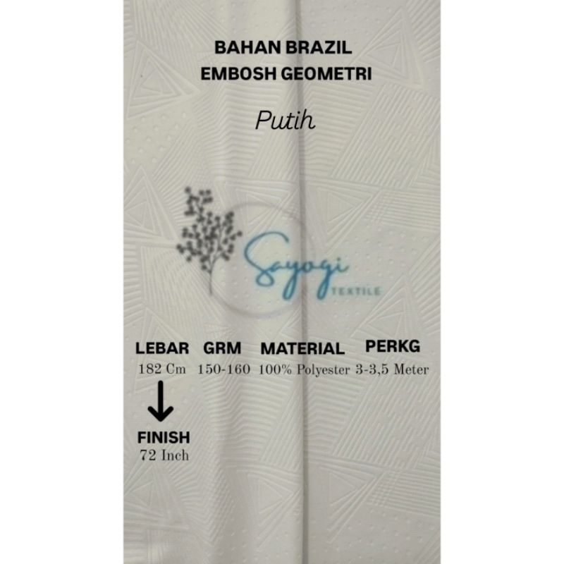 Jual BAHAN BRAZIL EMBOSH GEOMETRI HARGA KILOAN | Shopee Indonesia