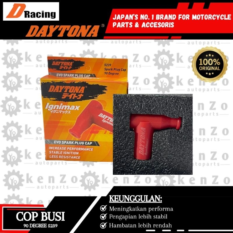 Jual [Original 100% by Daytona] Cop Busi Kepala Busi Cangklong Busi ...