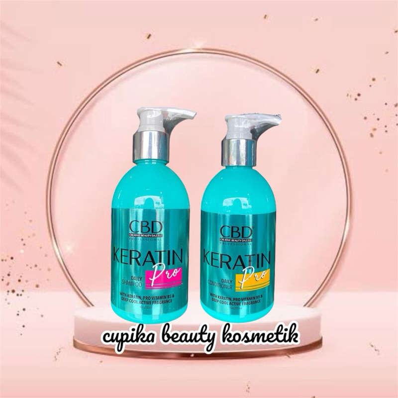 Jual pu,cz} CBD KERATIN HAIR SHAMPO AND CONDITIONER 250 ML - SHAMPO ...