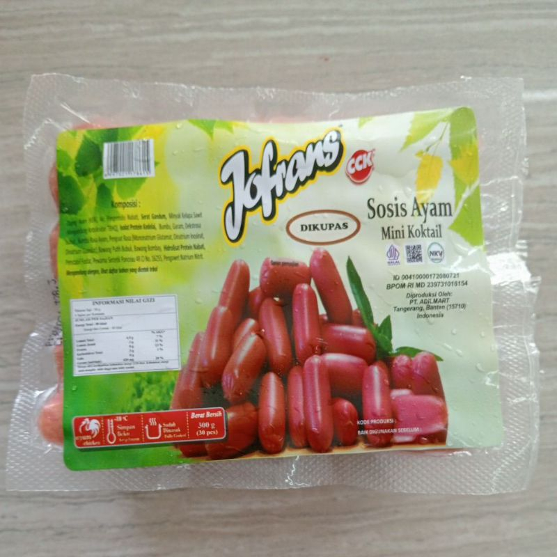 Jual Jofrans Sosis Cocktail 300 gram | Shopee Indonesia