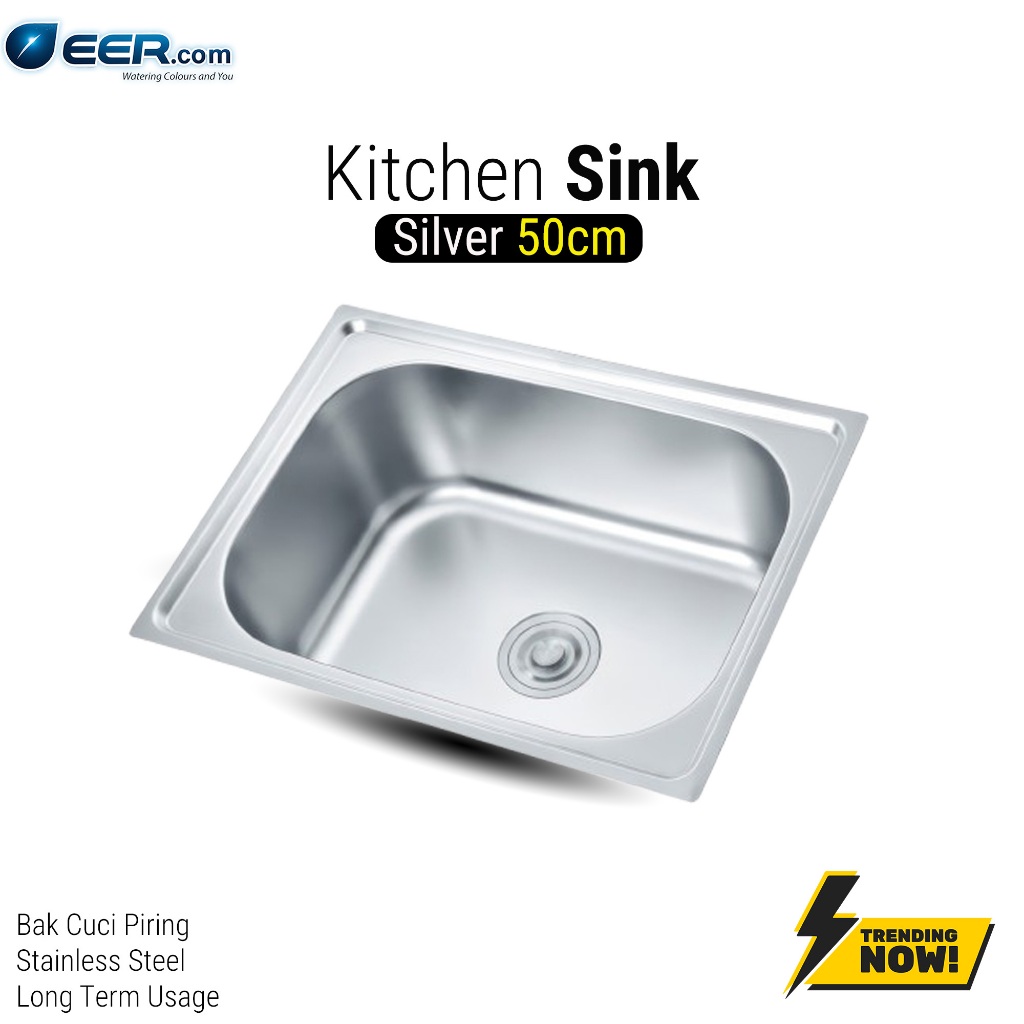 Jual Bak Cuci Piring Stainless Steel Set Ukuran 50cm x 40cm Anti Karat ...