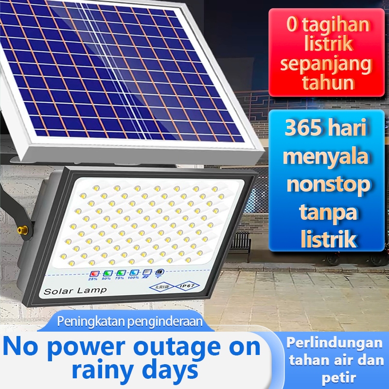 Jual VICTOR lampu solar panel tahan air max sorot solar cell otomatis ...