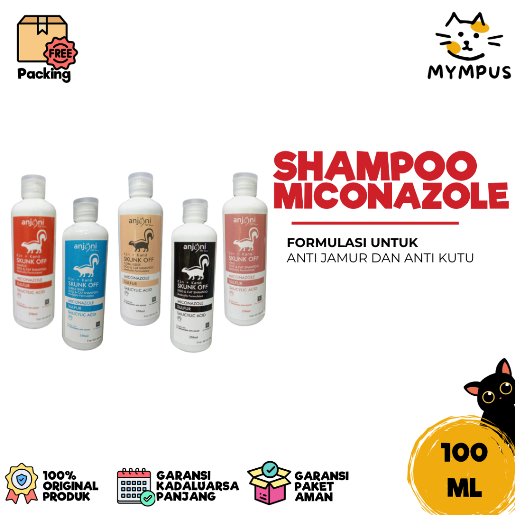Jual Medicated Formula Shampoo Miconazole 100mL Sampo Anti Fungal Fungi ...