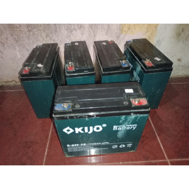 Jual baterai SLA motor listrik 60v 20ah merek KIJO baca deskripsi ...
