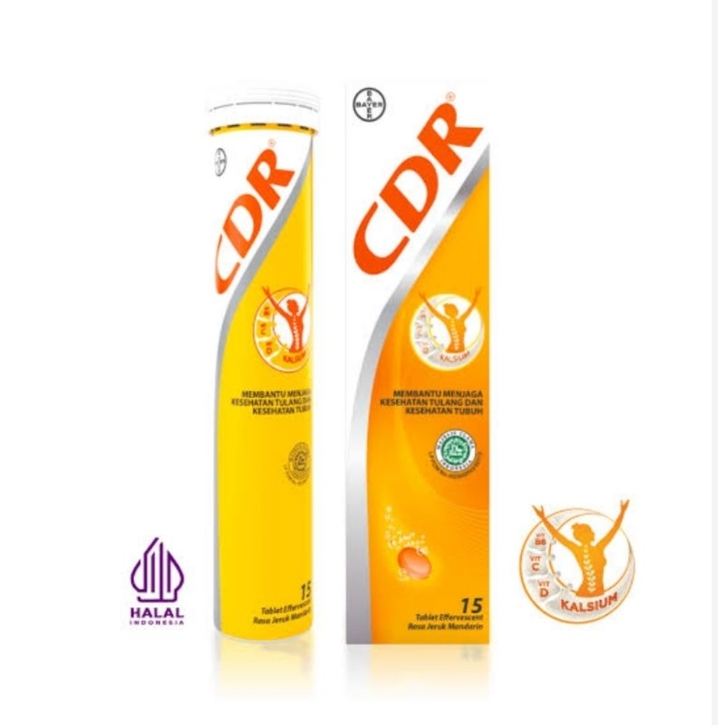 Jual CDR TABLET EFFERVESCENT ISI 15 TABLET | Shopee Indonesia