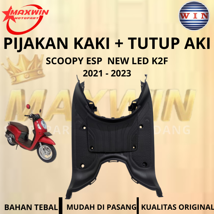 Jual Bordes Pijakan Kaki / Step Floor Honda Scoopy Esp New Led Tahun Motor 2021 - 2024 K2F Merk ...