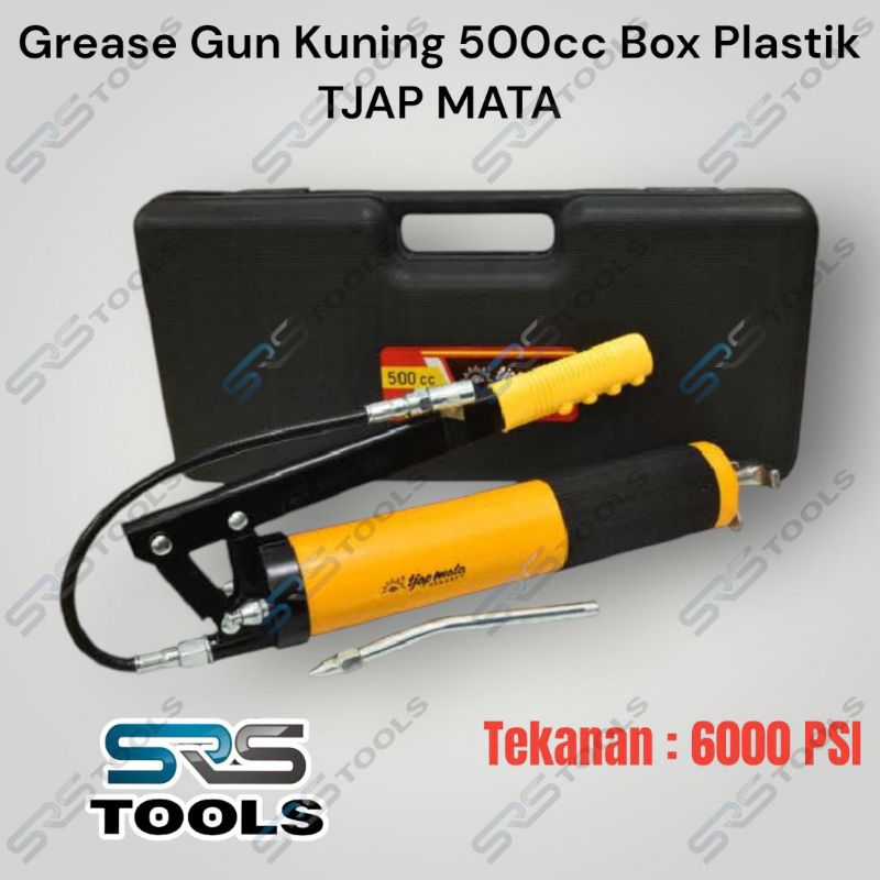 Jual TJAP MATA Pompa Gemuk Stempet Tangan 500 cc Box Plastik / Hand ...