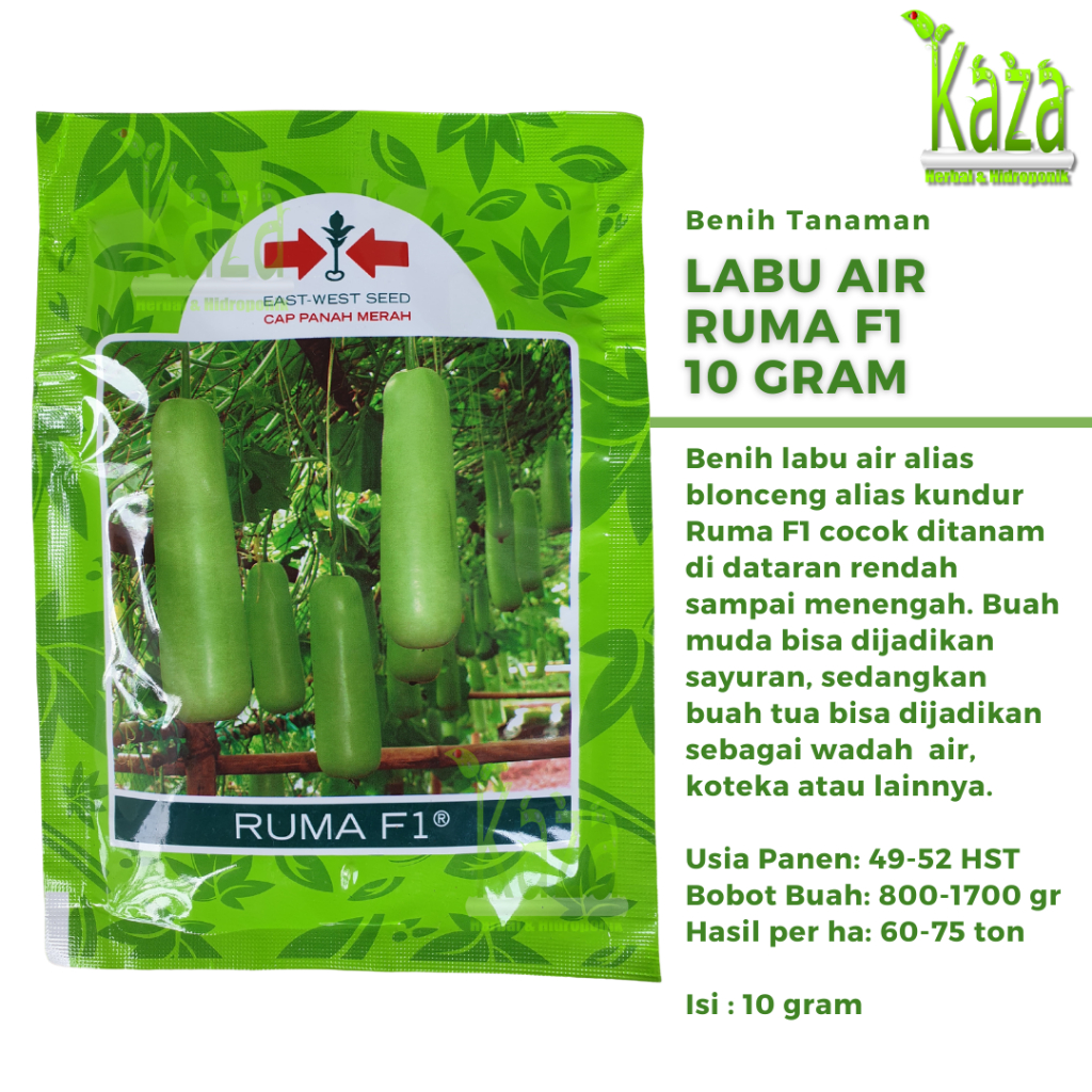 Jual Benih Labu Air Ruma F1 10 gram - Blonceng Kundur Cap Panah Merah ...