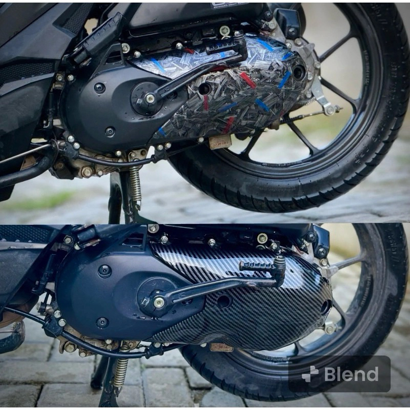 Jual COVER CVT BEAT DELUX CARBON COVER CVT CARBON SCOOPY NEW ️Cover Cvt ...