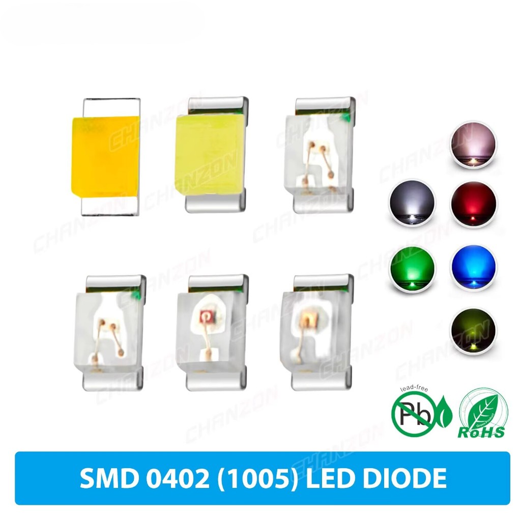 Jual 0402 SMD LED per strip isi 10pcs | Shopee Indonesia