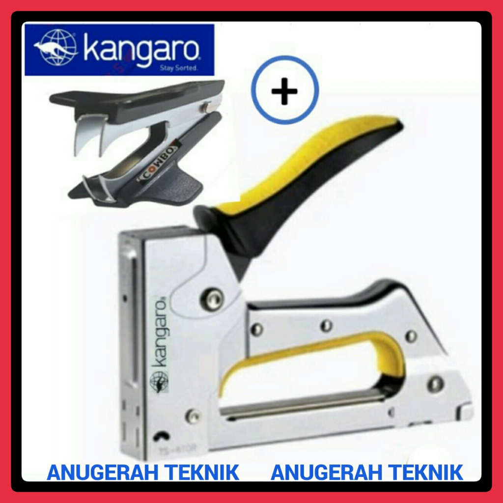 Jual Stapler Tembak Kangaro TS-610 Pakai isi staples 13/6 ; 13/8 ; 13/ ...
