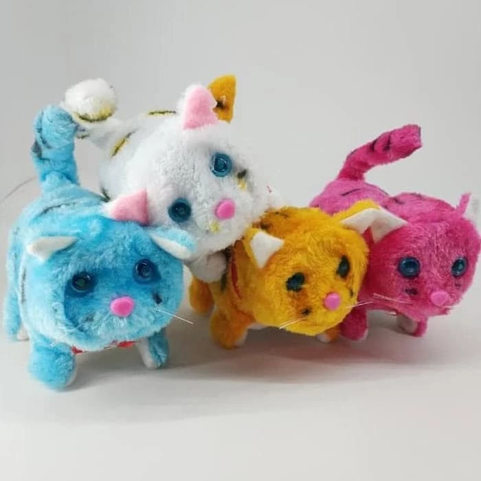 Jual Mainan Anak Boneka Kucing Lucu / Mainan Anak Kucing Batrai Bisa ...