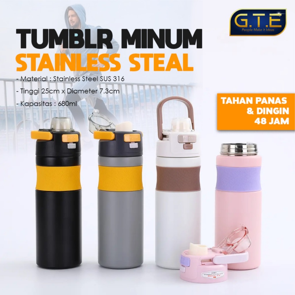 Jual GTE | Botol Minum Portable/Botol Minum Sport/Botol Minum Elegan ...