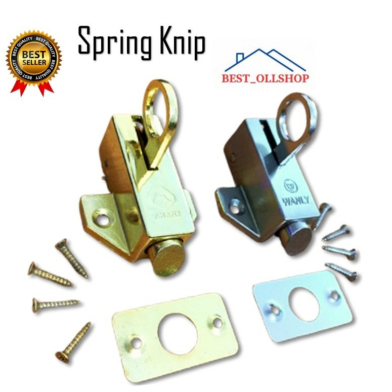 Jual Spring Knip Tebal ORIGINAL /Grendel Kodok Kotak / Slot Jendela ...