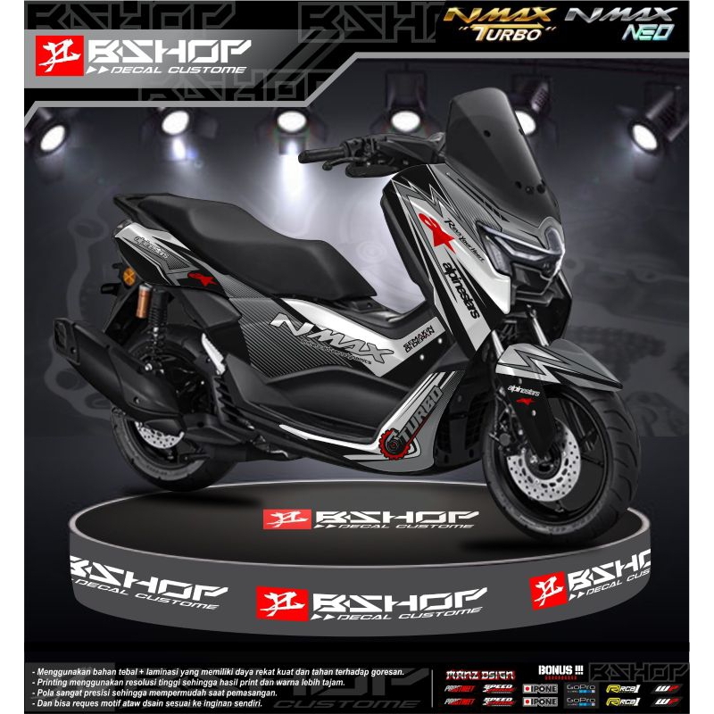 Jual Decal Sticker Full Body New Nmax Neo S / Turbo Variasi Grafis ...