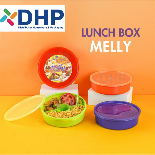 Jual Kotak Makan CATERING MINI MELLY 4 Sekat Picnic Food Container Plastik Tempat Bekal Anak BPA ...