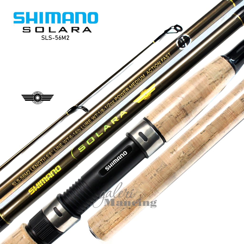 Jual Joran Shimano SOLARA S56M2 || S60M2 || S66MH2 || S70M2 Galatama Rod NEW 2024 | Shopee Indonesia