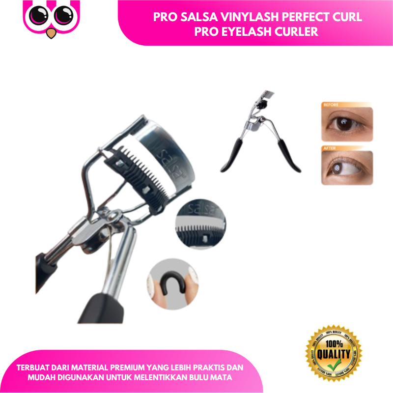 Jual PRO SALSA VINYLASH PERFECT CURL PRO EYELASH CURLER PENJEPIT BULU ...