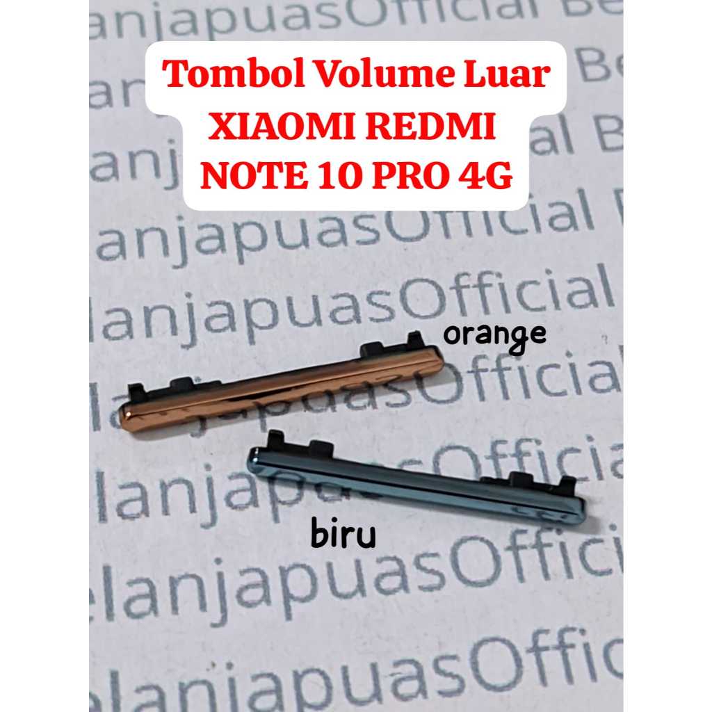 Jual Tombol Button Volume Naik Turun Luar XIAOMI REDMI NOTE 10 PRO 4G | Shopee Indonesia