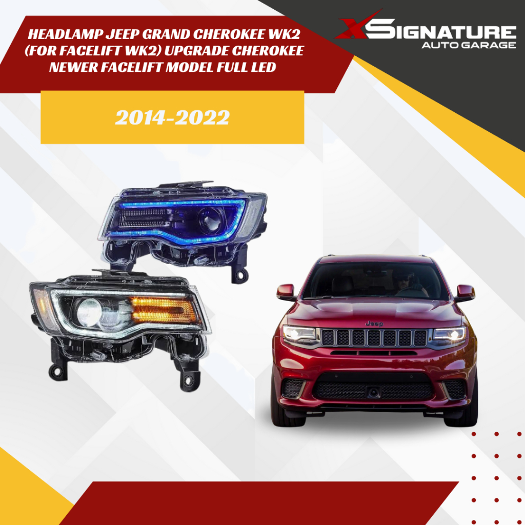 Jual HL JEEP GRAND CHEROKEE WK2 (2014-2022) (FOR FACELIFT WK2) UPGRADE CHEROKEE NEWER FACELIFT ...