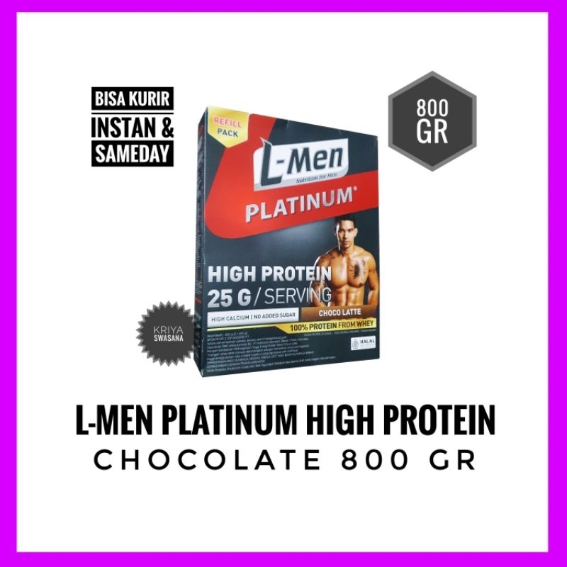 Jual L-MEN L MEN PLATINUM HIGH PROTEIN CHOCOLATE BOX REFILL 800 GR ... Jual L-MEN L MEN PLATINUM HIGH PROTEIN CHOCOLATE BOX REFILL 800 GR ...