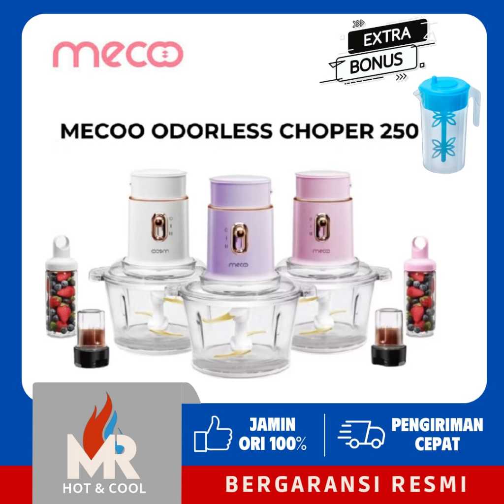 Jual Mecoo Most Aesthetic 5 in 1 Antibacterial Odorless Chopper 250 Low ...