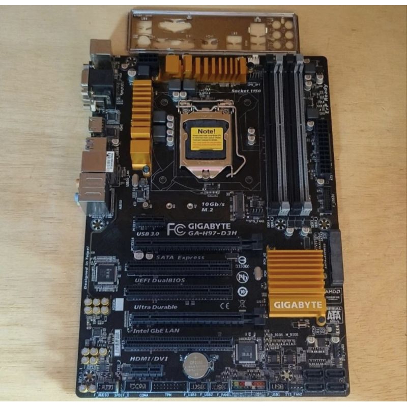 Jual MOBO/MOTHERBOAD GIGABYTE H97 D3H - ATX M2.SATA / 4 SLOT RAM DDR3 ...