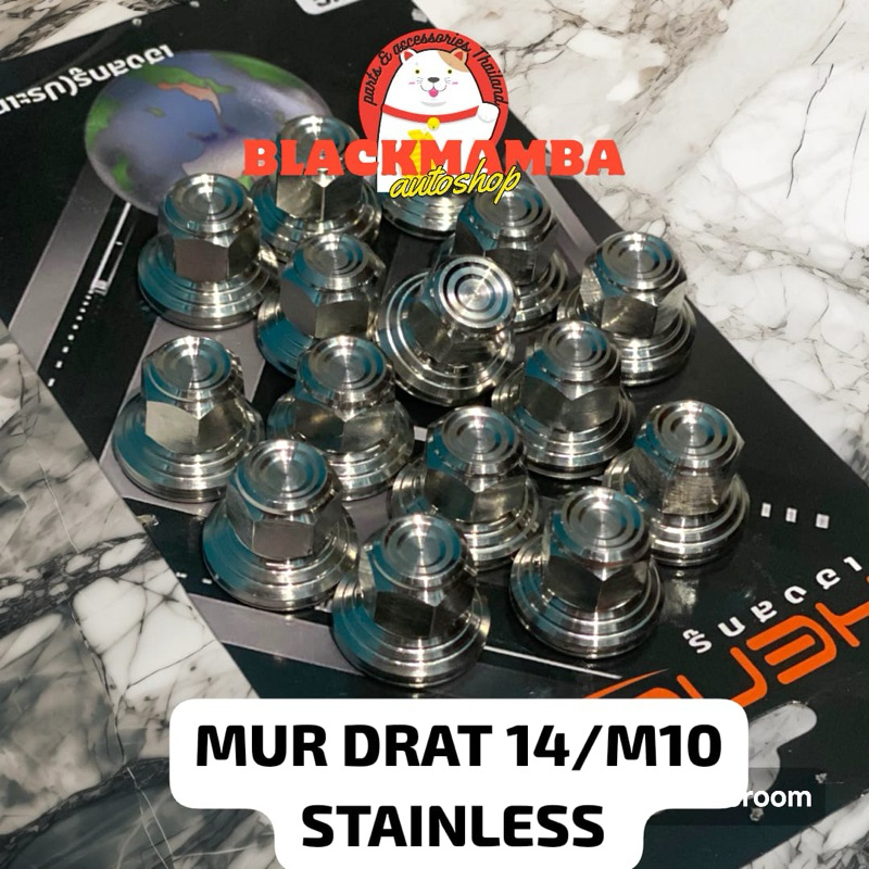 Jual MUR 14 TOPI MUR DRAT 14 TOPI STAINLESS(1BIJI) | Shopee Indonesia