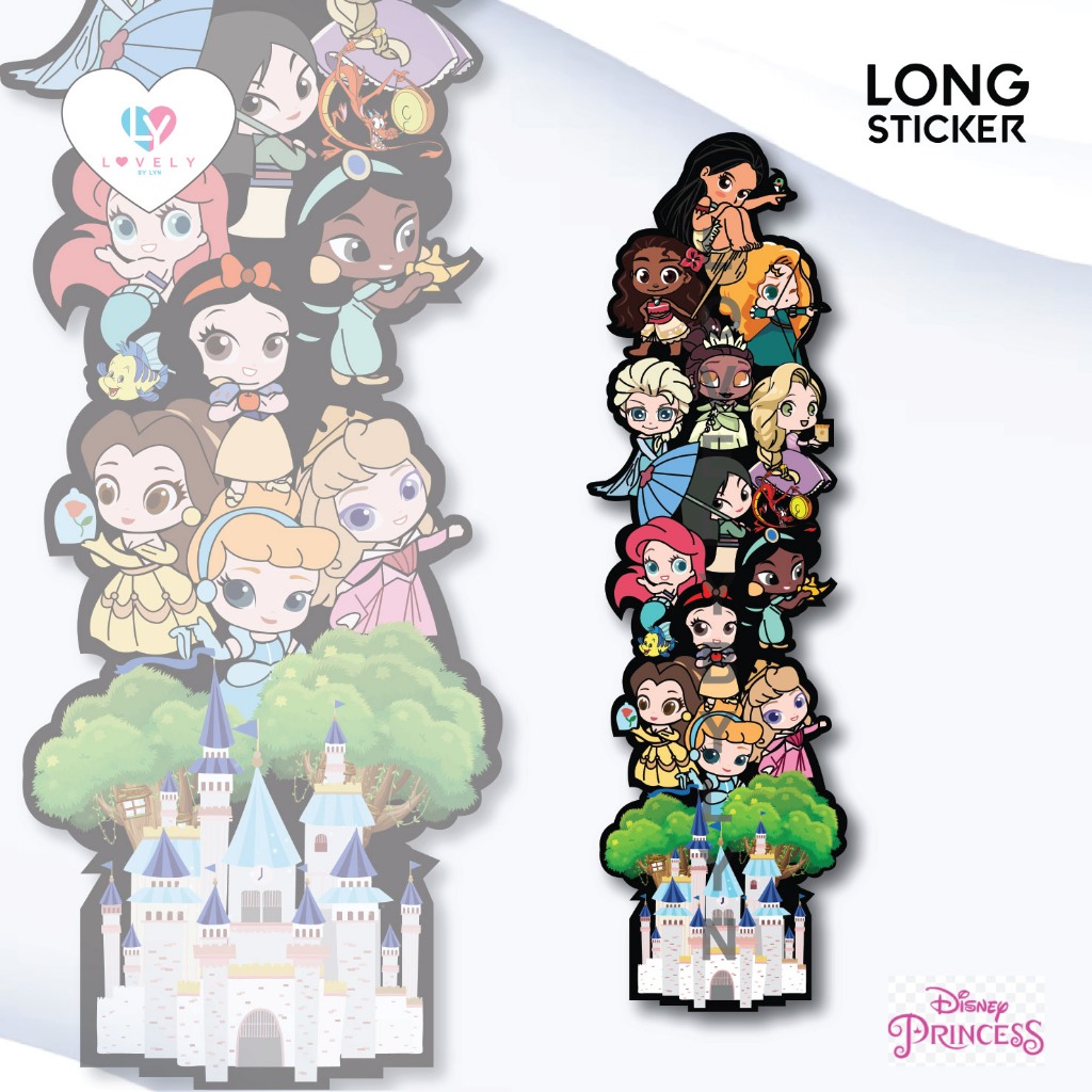 Jual Long Sticker Disney Princess for Car,Laptop,Koper,PC | Shopee ...