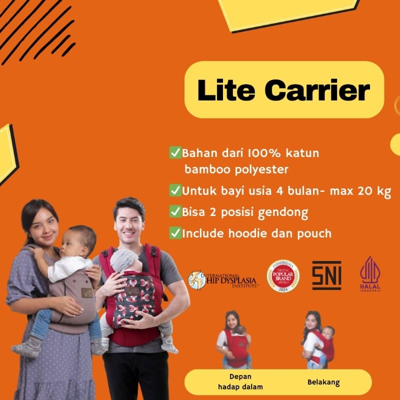 Jual CUDDLE ME - Lite Carrier Gendongan Bayi Anak Ssc Cuddleme ...