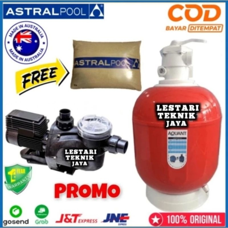 Jual Paket Pompa Kolam Renang Astral E-140 1/2HP + Sand Filter Astral ...