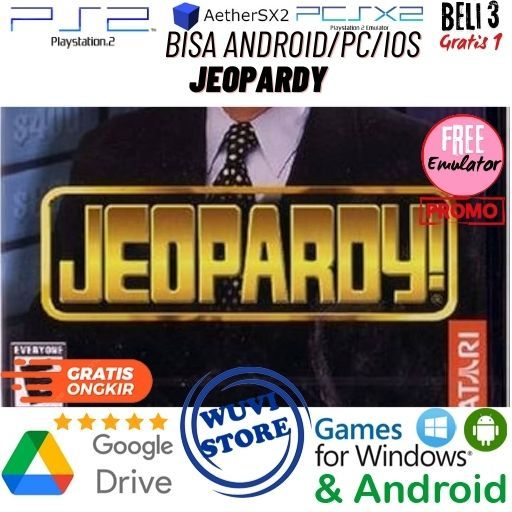 Jual PS 2 Jeopardy | Bisa di PC / Android / IOS Plus Emulator | Beli 3 Gratis 1 | Shopee Indonesia