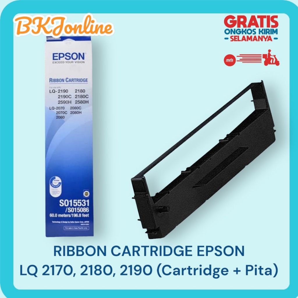 Jual Epson Ribbon Cartridge Pita Tinta LQ2190 LQ-2190 L 2190 LQ2180 LQ ...