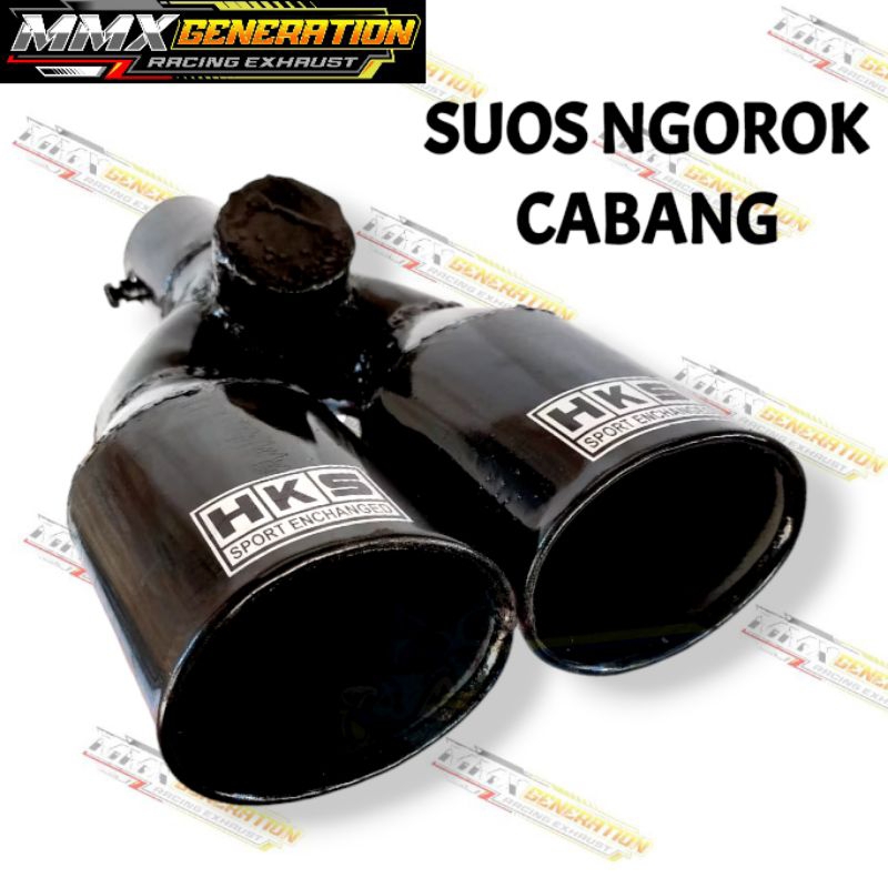 Jual TERMURAH KNALPOT SUOS SOS SOUS NGOROK CABANG HKS VARIAN HITAM ...